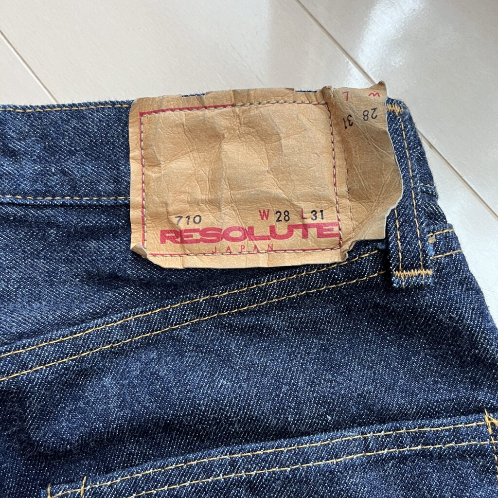 【リゾルト（RESOLUTE）710レビューとサイズ感】ウエスト・レングス選びと洗濯乾燥後の縮みについて